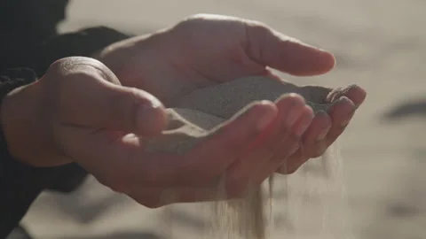 Falling Sand Stock Footage ~ Royalty Free Stock Videos | Pond5