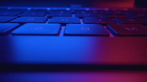 Close up of hands typing and coding on l... | Stock Video | Pond5