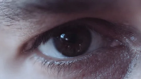 Close up of an human eye. | Stock Video | Pond5