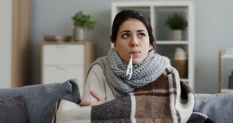 Shiver With Fever Stock Footage ~ Royalty Free Stock Videos | Pond5