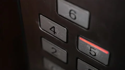 Elevator Numbers Going Up Stock Video Footage | Royalty Free Elevator ...