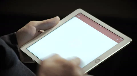 Close up of ipad screen with YouTube. Th... | Stock Video | Pond5