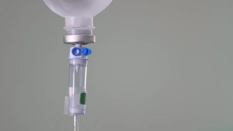 Close-up of IV tube injected into a pati... | Stock Video | Pond5