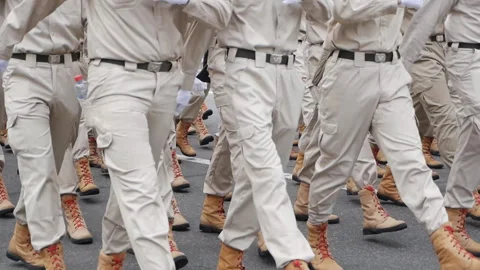 Feet Marching Stock Footage ~ Royalty Free Stock Videos | Pond5