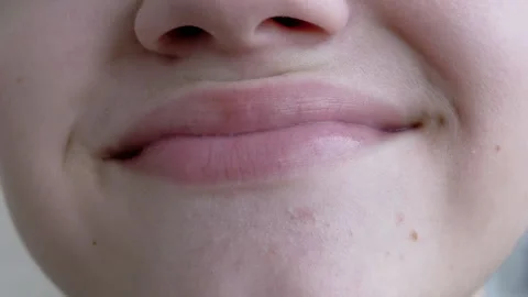 Lips Zoom Stock Video Footage | Royalty Free Lips Zoom Videos | Pond5