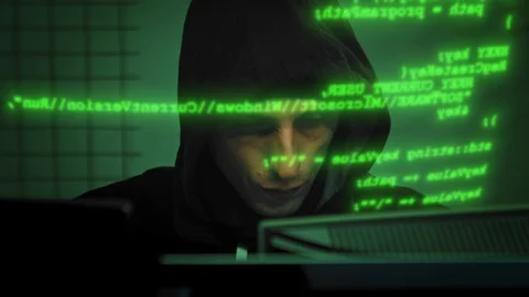 Computer Hacker Green Screen Stock Video Footage | Royalty Free Computer Hacker Green Screen ...