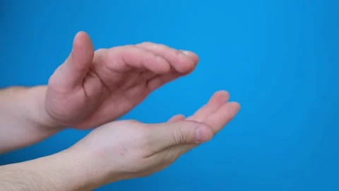 Close-up of male hands clapping against ... | Stock Video | Pond5