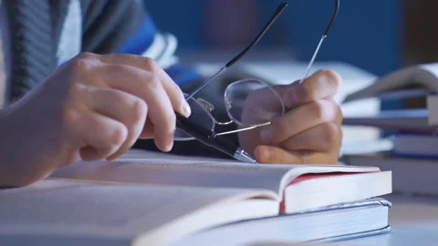 Close-up of male professor, researcher, ... | Stock Video | Pond5