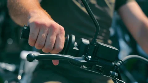 Hands On Motorcycle Handlebars Stock Videos – Royalty-Free HD & 4K Videos