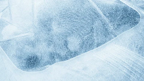 Close-up of melting ice texture. | Stock Video | Pond5