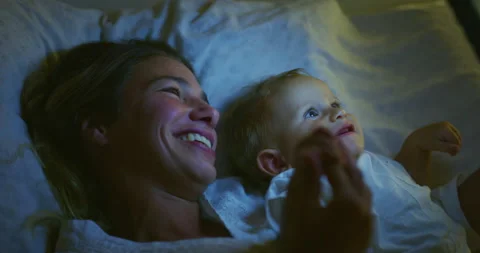 Close up of mother with newborn baby mak... | Stock Video | Pond5