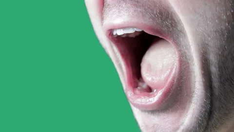 Close up mouth of Angry Man screaming.an... | Stock Video | Pond5