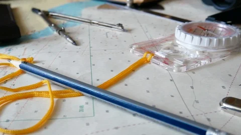 Sea Navigation Map Stock Footage ~ Royalty Free Stock Videos | Pond5