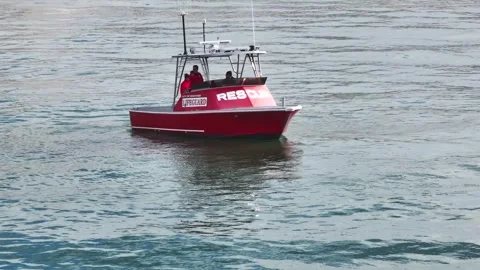 Close-up of oceanside lifeguard safety b... | Stock Video | Pond5