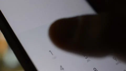 close-up old hand dial and call 911 emer... | Stock Video | Pond5