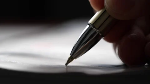 Writing In Paper Stock Video Footage | Royalty Free Writing In Paper ...