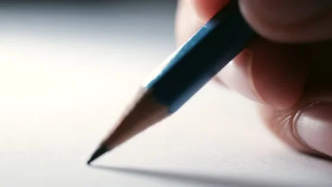 Pencil Writing Stock Footage ~ Royalty Free Stock Videos | Pond5