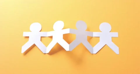 Close up of people holding hands made of... | Stock Video | Pond5