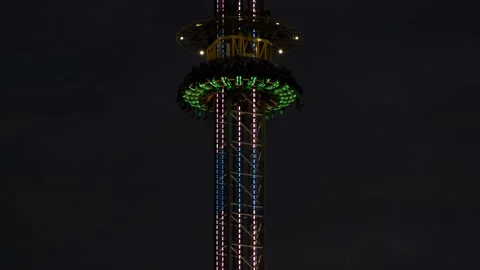 Drop Towers Stock Video Footage | Royalty Free Drop Towers Videos | Pond5