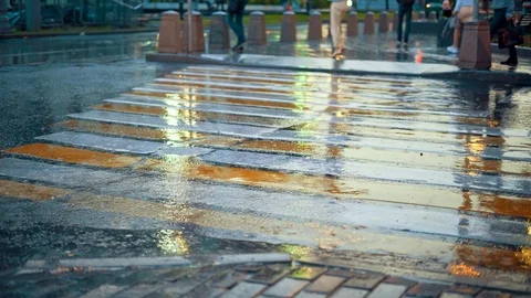 close up people walking in the city stre... | Stock Video | Pond5