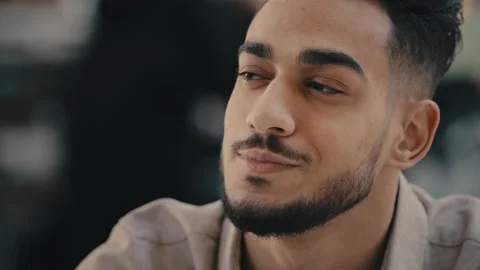 Close-up portrait Indian Hispanic ethnic... | Stock Video | Pond5