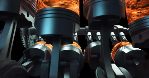 Piston Combustion Stock Video Footage | Royalty Free Piston Combustion Videos | Pond5