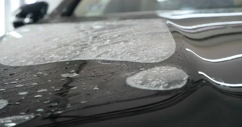 Close up to PPF installation process on ... | Stock Video | Pond5