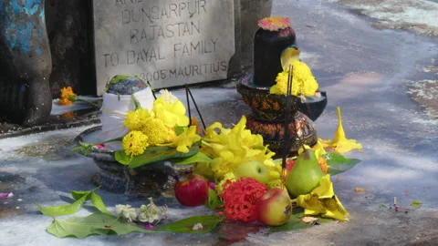 Close up of rituals and worship of the g... | Stock Video | Pond5