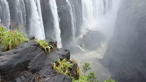 Close up with a Rock at the Stunning Vic... | Stock Video | Pond5