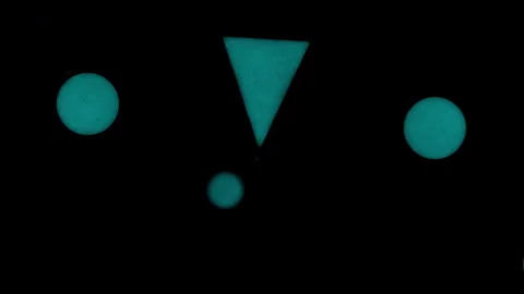 Close up of a rotating watch. Vintage bl... | Stock Video | Pond5