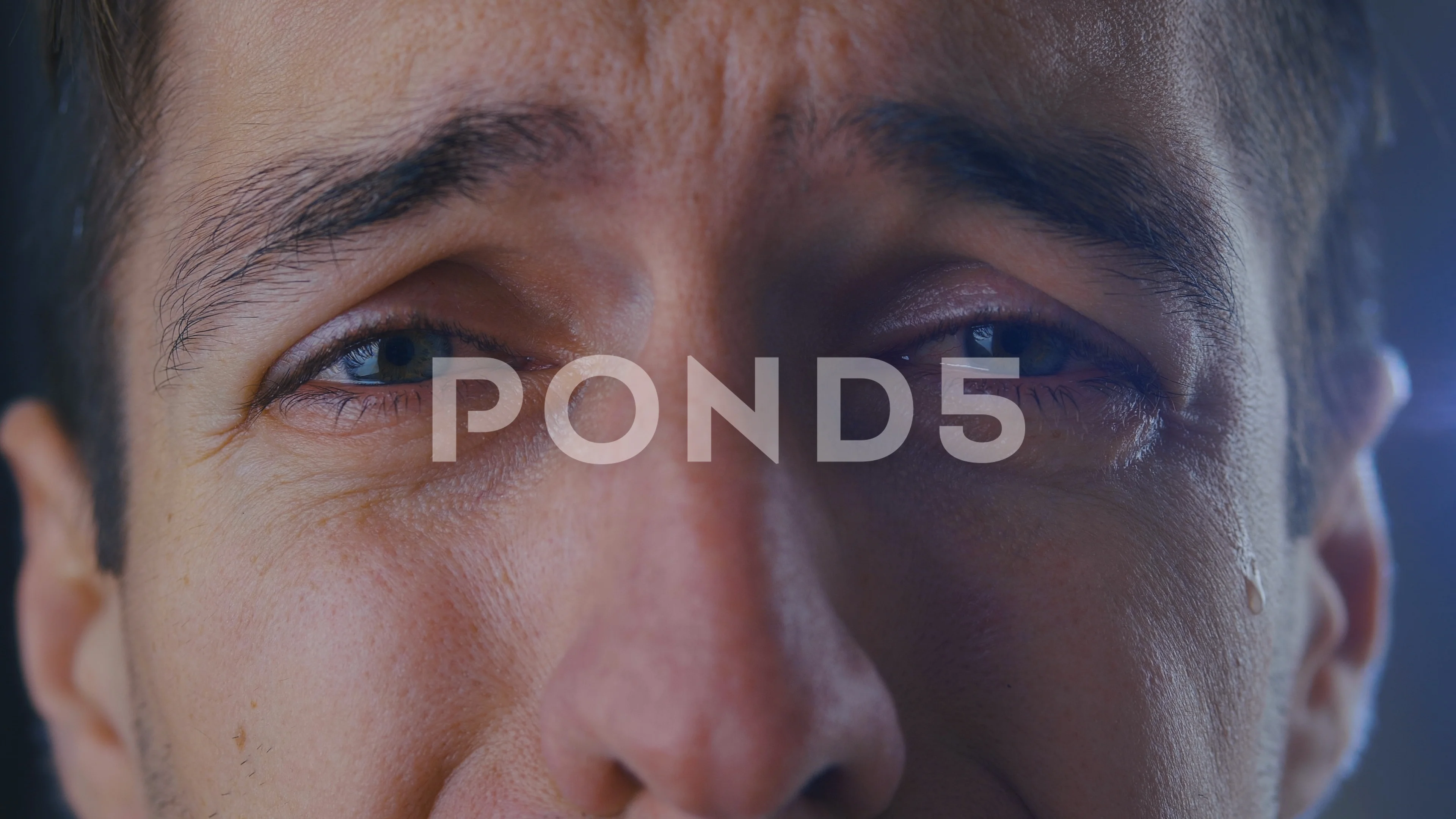 Man Crying Tears Of Sadness