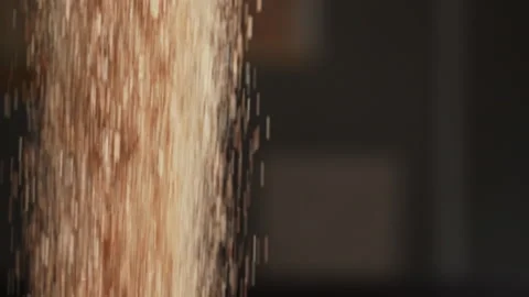 Close-up sand. Construction sand is pour... | Stock Video | Pond5