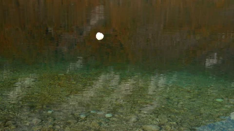 CLOSE UP: Scenic shot of a rock falling ... | Stock Video | Pond5