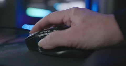 Hand Click Mouse Stock Footage ~ Royalty Free Stock Videos | Pond5