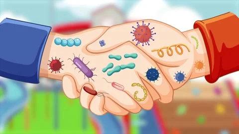 Close up of shaking hands, Spreading of ... | Stock Video | Pond5