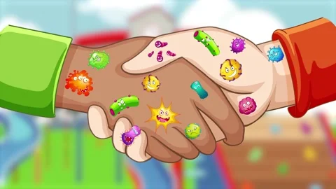 Close up of shaking hands, Spreading of ... | Stock Video | Pond5