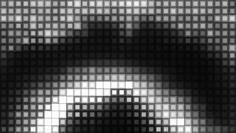 Close up of shimmering pixelated backgro... | Stock Video | Pond5