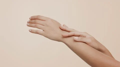 Close-up shot of female skin care model ... | Stock Video | Pond5