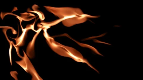 Close up shot of fire flames in alpha ba... | Stock Video | Pond5