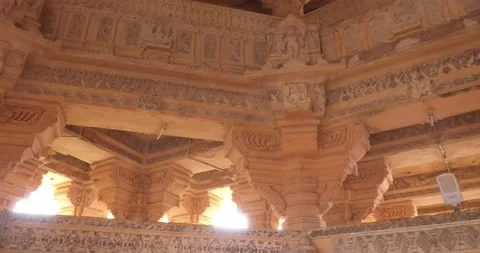 Close up shot of interior design of the ... | Stock Video | Pond5