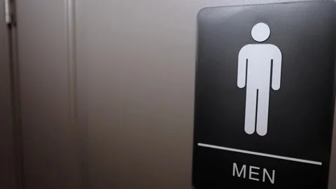 Restroom Sign Stock Footage ~ Royalty Free Stock Videos | Pond5