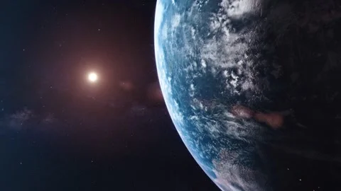 Close Shot of Planet Earth Seen Rotating... | Stock Video | Pond5
