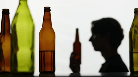 In the close-up shot, there are empty, b... | Stock Video | Pond5