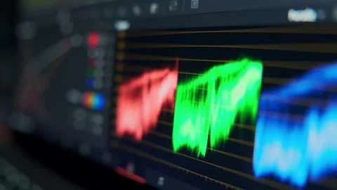 Close up shot of Video editing on a comp... | Stock Video | Pond5