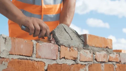 Bricklayer Background Stock Footage ~ Royalty Free Stock Videos | Pond5
