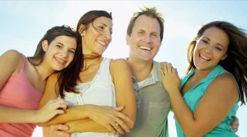 Family Smiling Outdoors Stock Videos – Royalty-Free HD & 4K Videos | Pond5