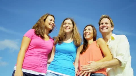 Family Smiling Outdoors Stock Videos – Royalty-Free HD & 4K Videos | Pond5