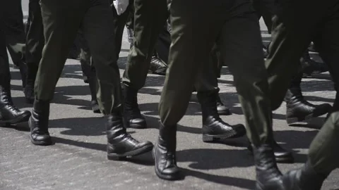 Feet Marching Stock Footage ~ Royalty Free Stock Videos | Pond5