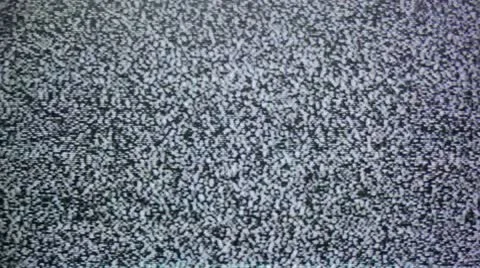 Close up of static on TV screen | Stock Video | Pond5