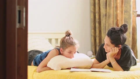 Close up static view caucasian young mot... | Stock Video | Pond5